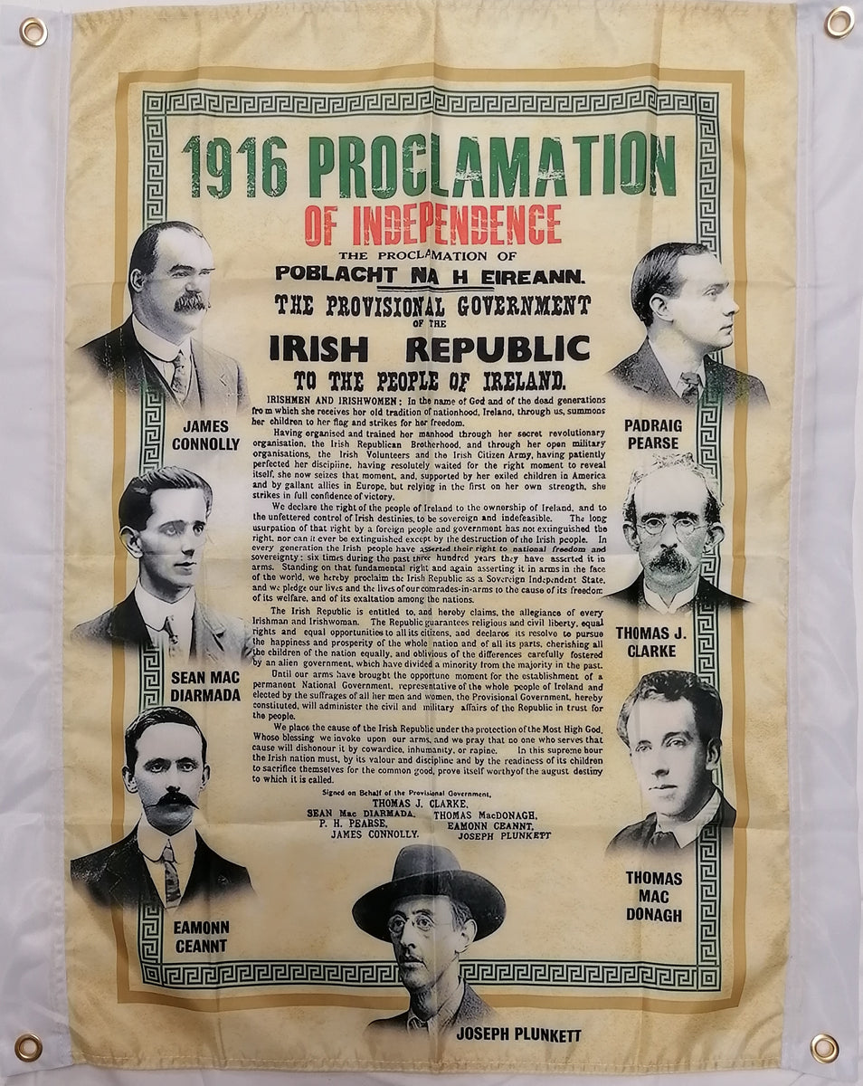 1916 Irish Republican Proclamation flag. – Price Busters Ballina
