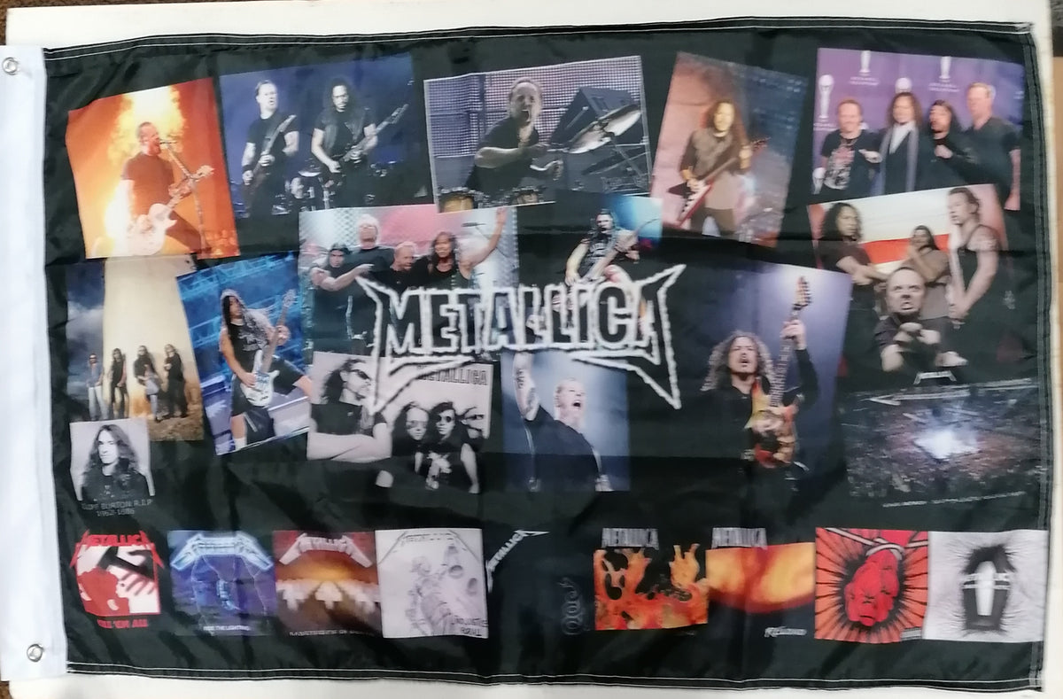 Metallica Heavy Metal Band Flag. – Price Busters Ballina