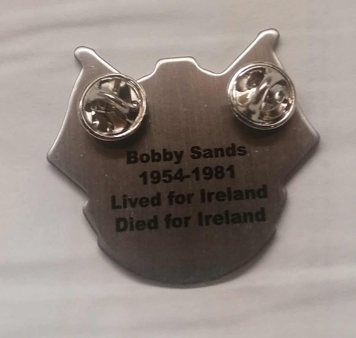 Bobby Sands Irish Republican hunger striker pin badge. – Price Busters ...