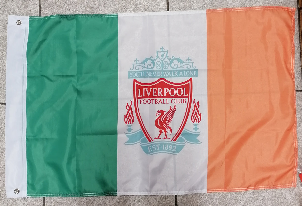Liverpool Irish Football Flag 5ft x 3ft. – Price Busters Ballina