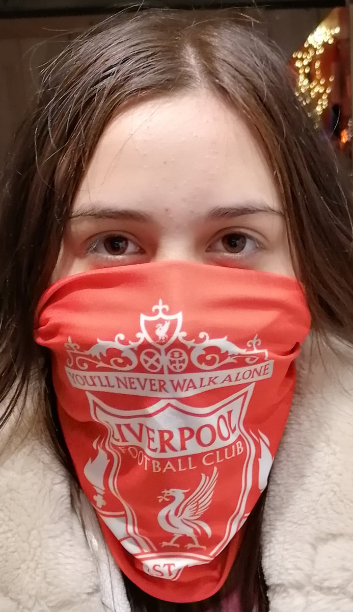 Liverpool face mask snood. – Price Busters Ballina